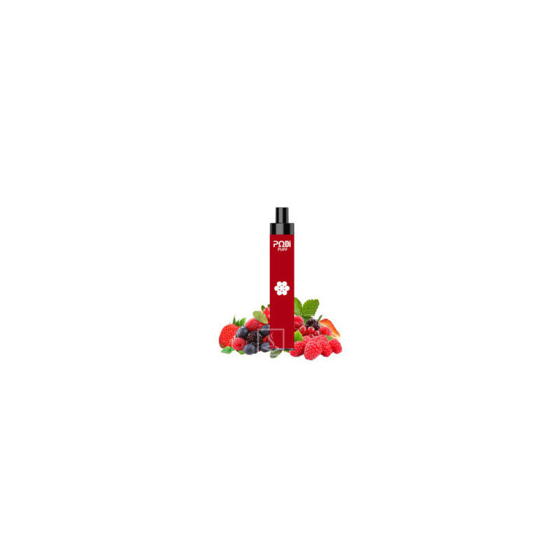 DSC DISTRIBUTION LES PODIPUFFS Fruits Rouges ( Cartouche De 10pcs )