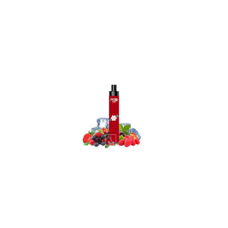 DSC DISTRIBUTION LES PODIPUFFS Fruits Rouges Givrés ( Cartouche De 10pcs )